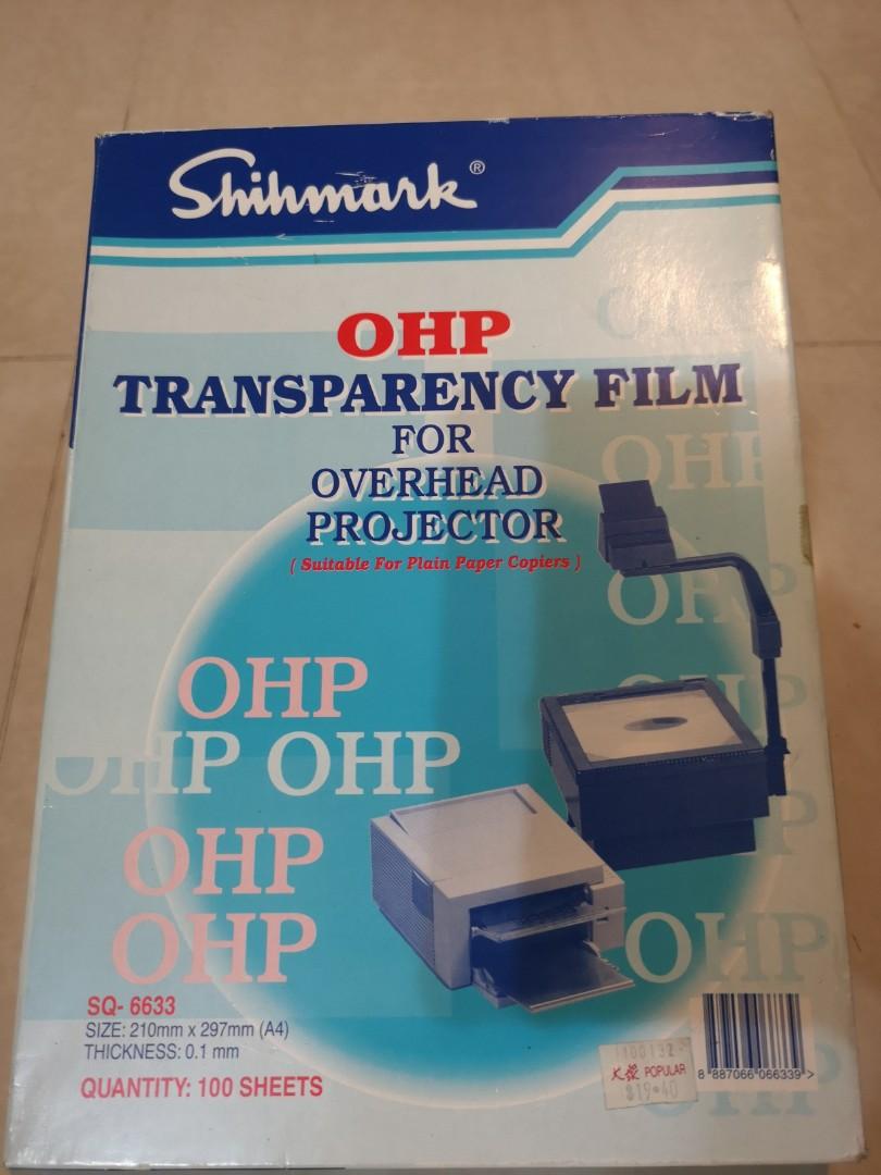 OHP Transparency Film for Overhead Projector, Computers & Tech, Parts ...