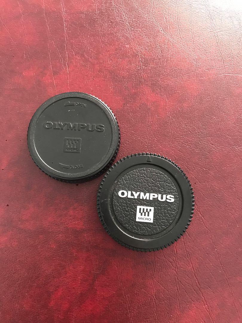 Olympus four thirds lens cap and body cap, Photography, Lens & Kits on ...
