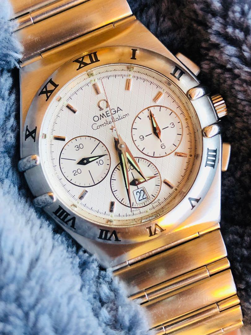 Omega Constellation Chronograph Hybrid, Luxury, Watches on Carousell