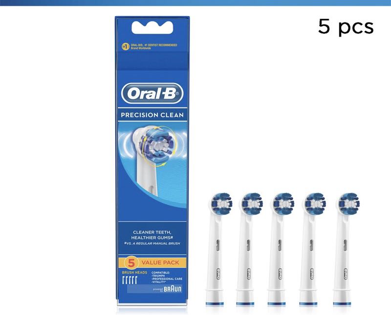 Oral B Precision Clean Brush Head, Beauty & Personal Care, Oral Care on ...