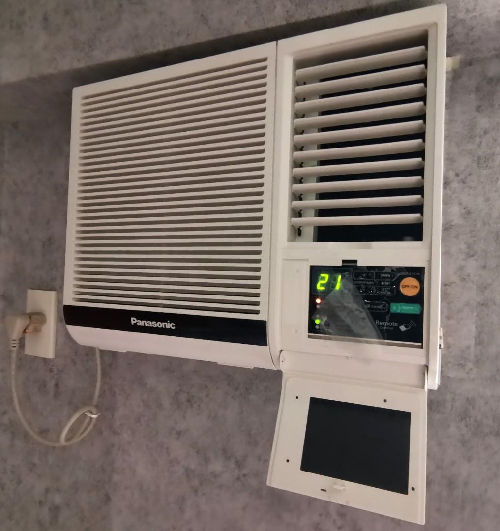 Panasonic 0. 6HP window type remote Well Maintained and No issues, TV ...