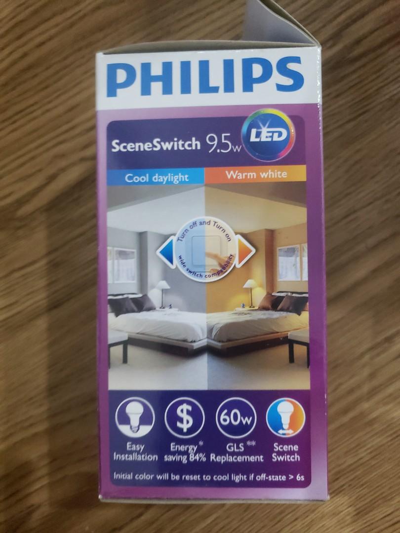 Philips Scene switch light bulb, Furniture & Home Living, Lighting ...