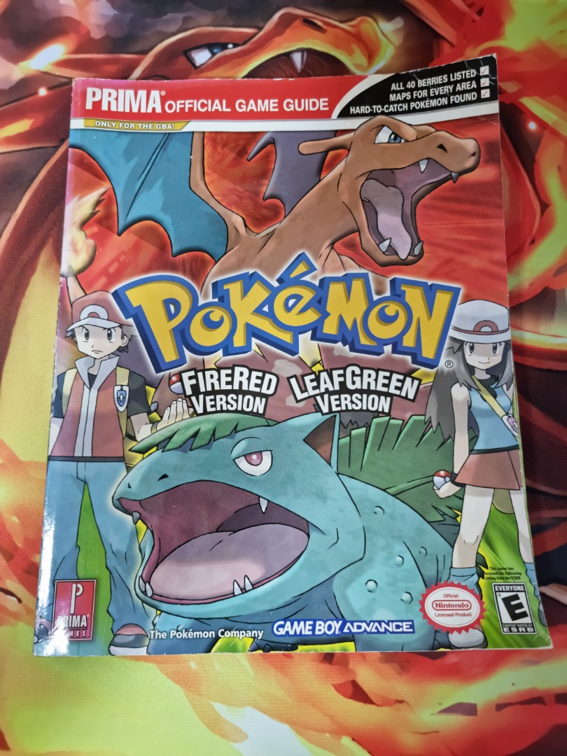 Pokemon Guide for FireRed & LeafGrean Version, Hobbies & Toys ...