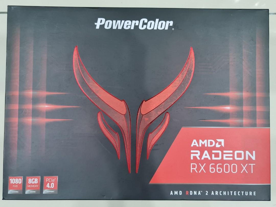 PowerColor Red Devil AMD Radeon RX 6600 XT 8GB GDDR6, Computers & Tech ...