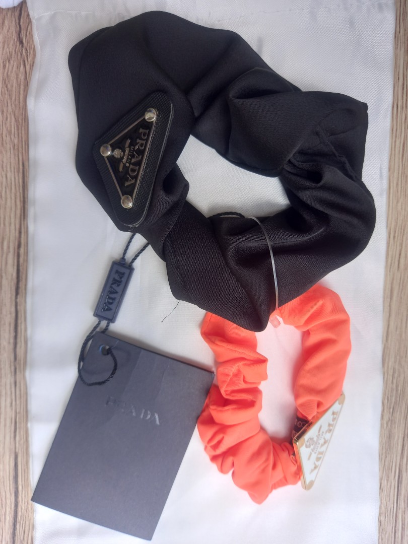 Prada scrunchies bundle, Women's Fashion, Watches & Accessories, Hair ...