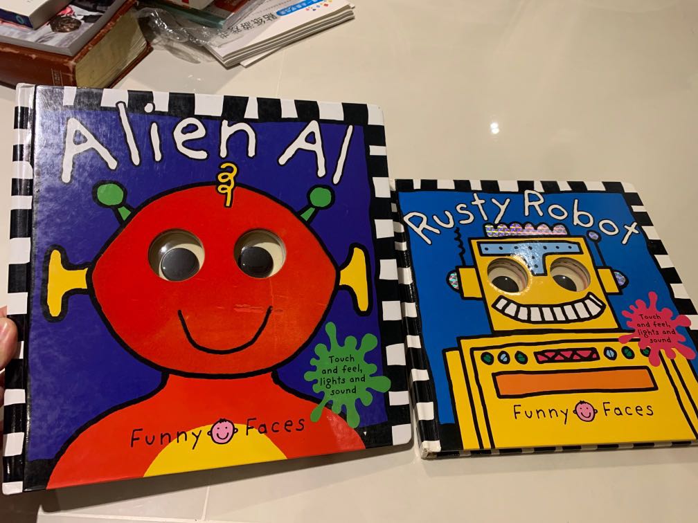 Priddy Books - Board Books Alien and Rusty Robot, Hobbies & Toys, Books ...