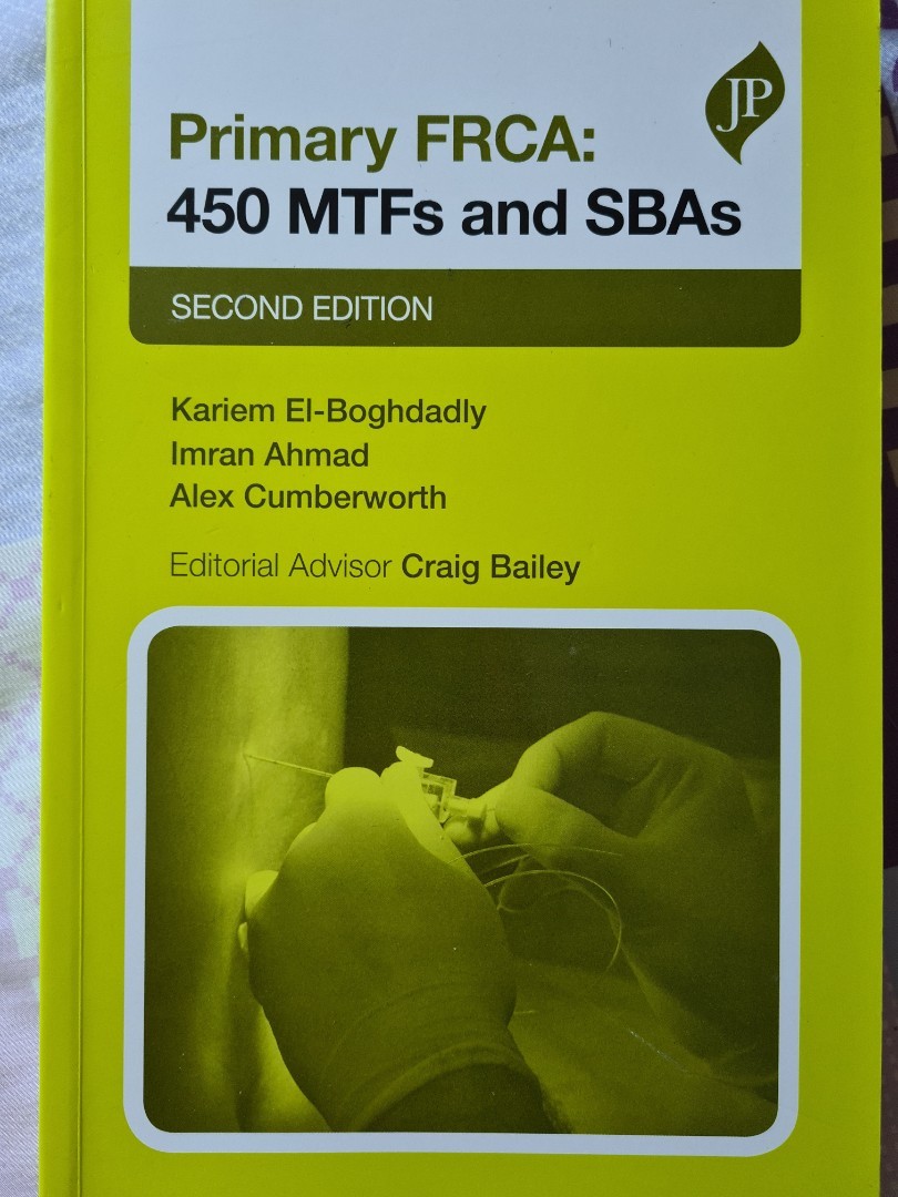 Primary FRCA: 450 MTFs and SBAs, Hobbies & Toys, Books & Magazines ...