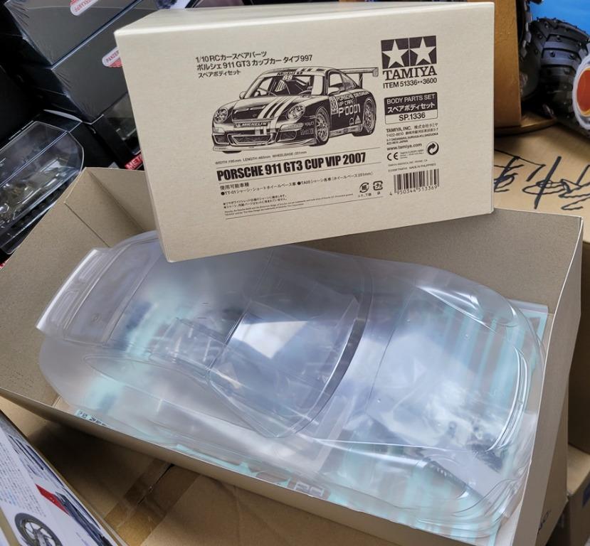 RC BODY PARTS SET PORSCHE 911 TAMIYA 1/10 51336, 興趣及遊戲, 玩具 & 遊戲類 ...