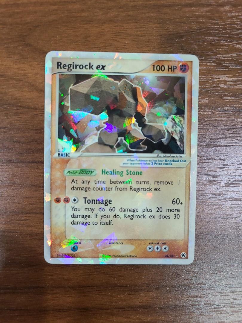 Regirock ex 98/101 Ultra Rare EX Hidden Legends Pokemon Card Game TCG ...