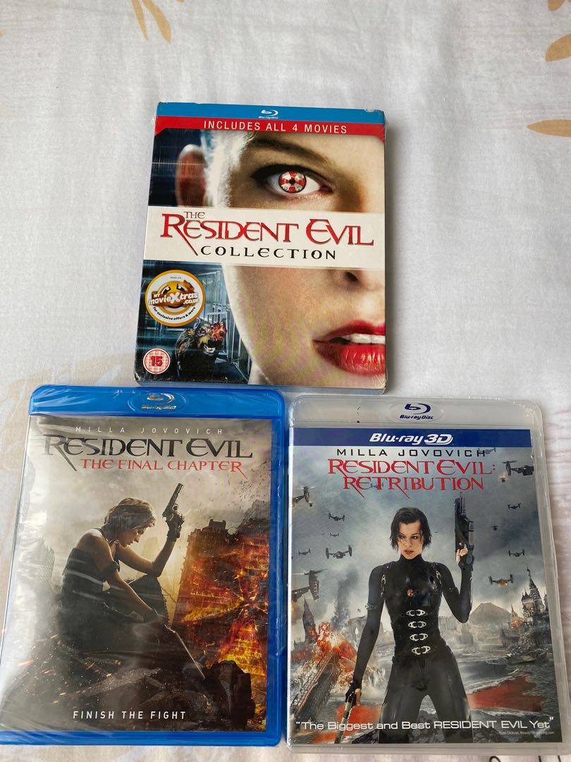 Resident Evil Blu Ray Collection, Hobbies & Toys, Music & Media, CDs ...