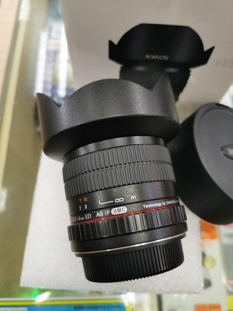 Rokinon 14mm F2.8 Full Frame Ultra Wide Angle Lens (Canon), Photography ...