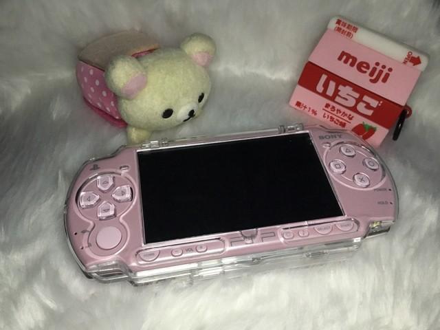 Sakura Pink Rare PSP 3000 Slim, Video Gaming, Video Game Consoles ...