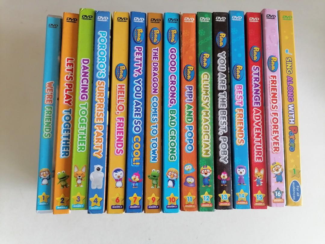 Pororo DVD Movies Cartoons Animation Sing Along Set of 15, Hobbies ...
