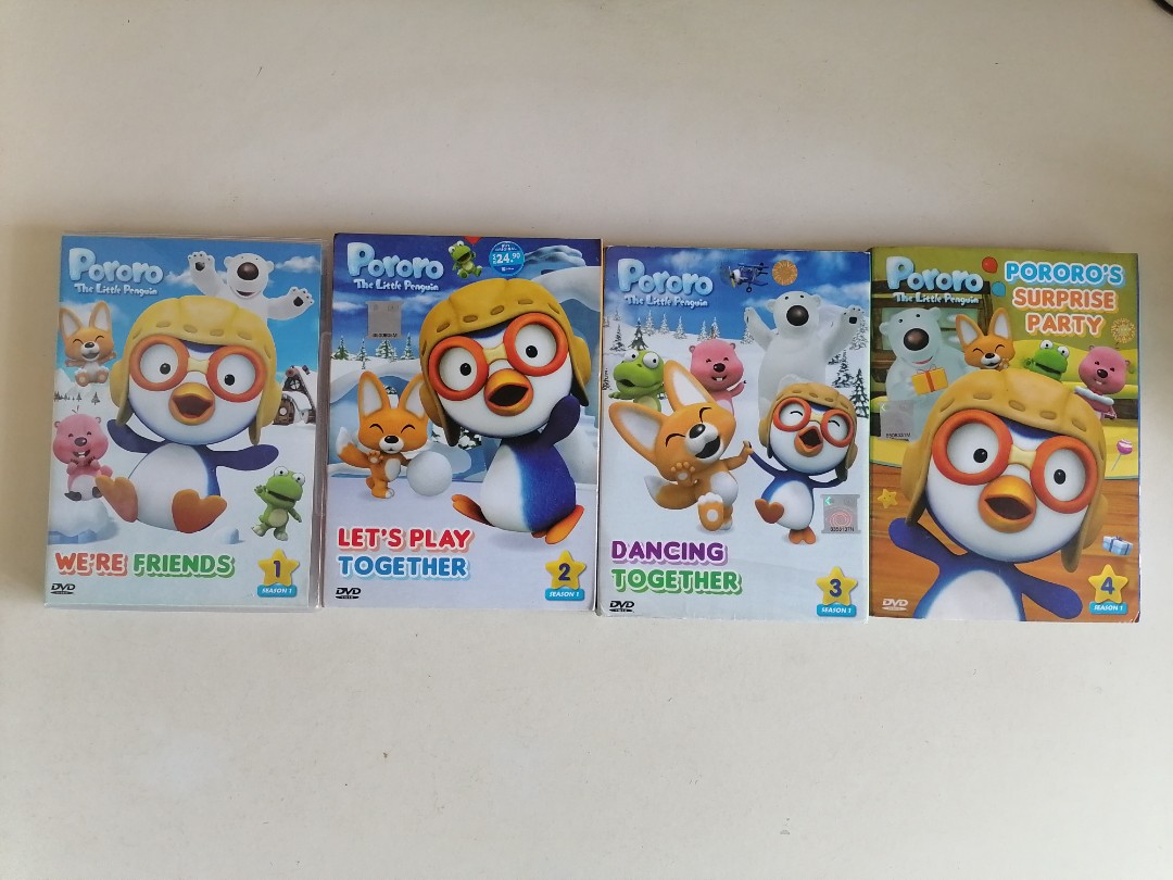 Set of 16 Pororo Friends DVD Movies Cartoons Animation Sing Along ...