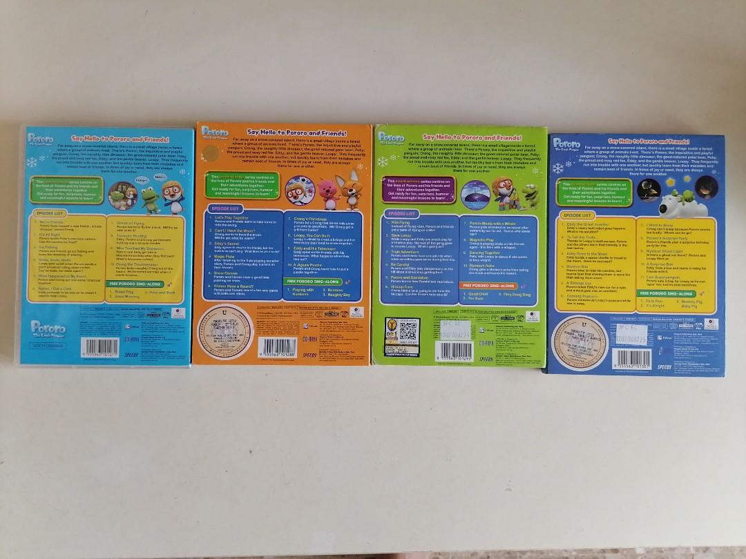 Set of 16 Pororo Friends DVD Movies Cartoons Animation Sing Along ...