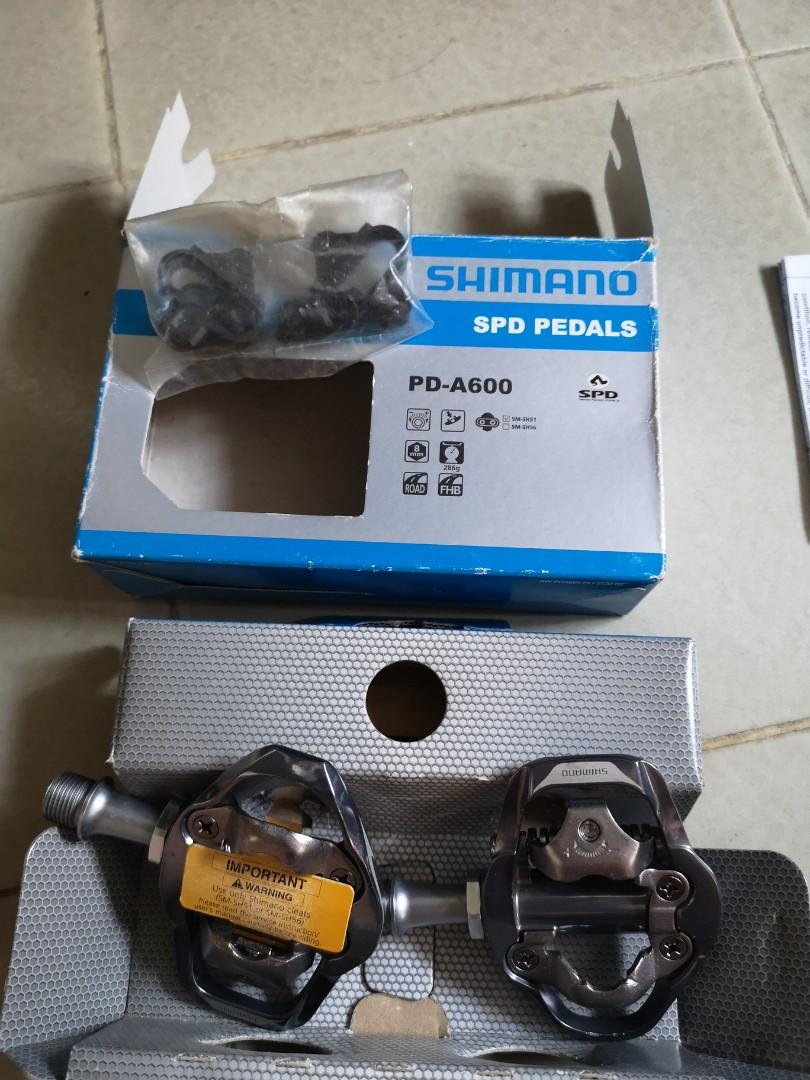 Shimano pedals PD-A600, Sports Equipment, Bicycles & Parts, Parts ...