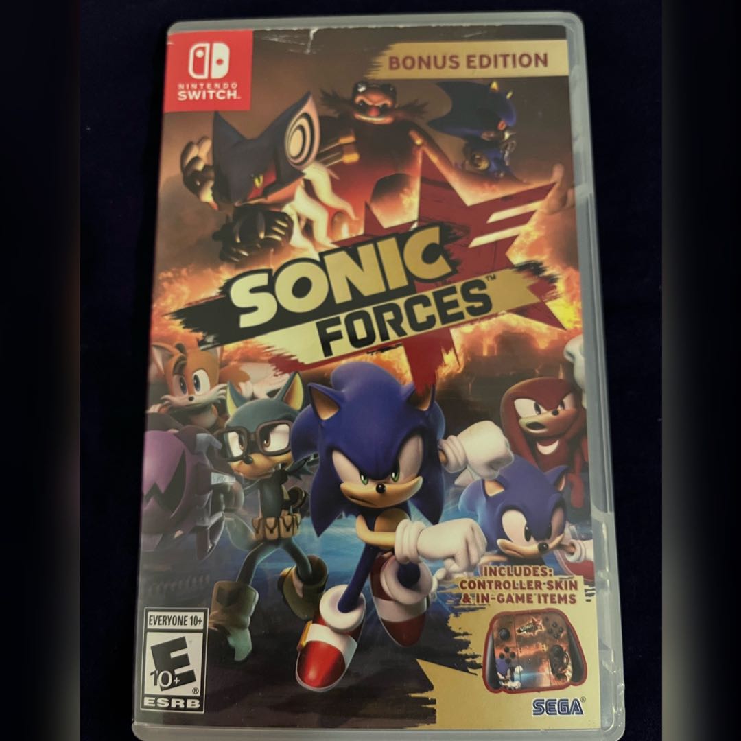 Sonic Forces Switch Nintendo Game Force, Video Gaming, Video Games ...