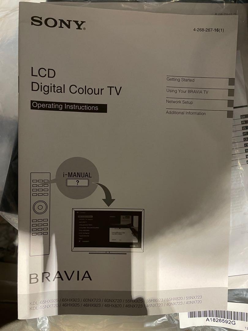 Sony Bravia Lcd Digital Colour Tv Tv Home Appliances Tv