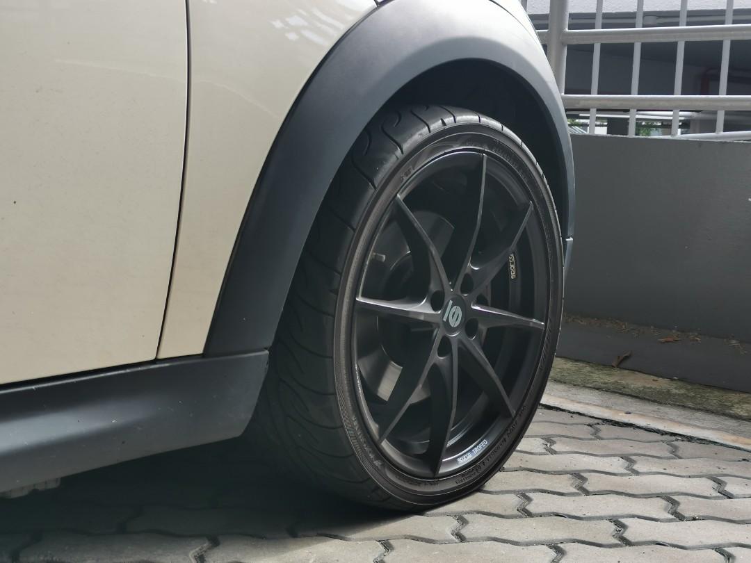 Original Sparco Rim 17" (4x100) pcd 4 x 100 on Mini Cooper, Car ...
