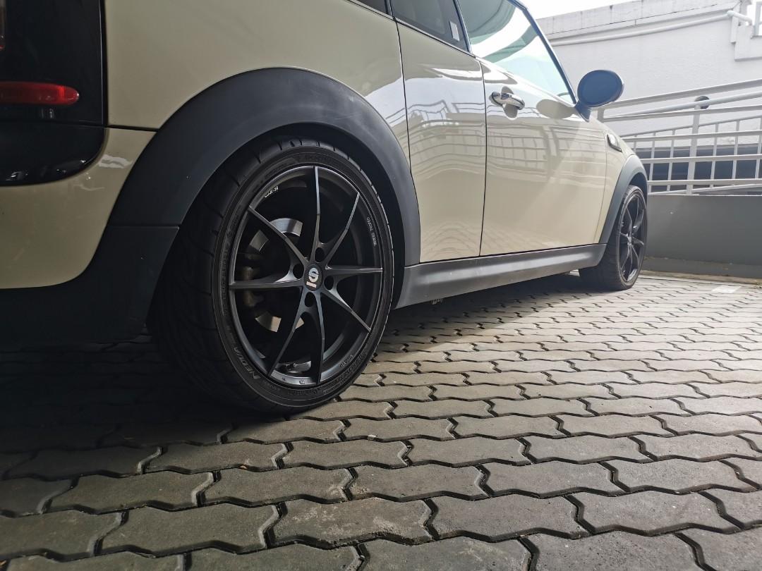 Original Sparco Rim 17" (4x100) pcd 4 x 100 on Mini Cooper, Car ...