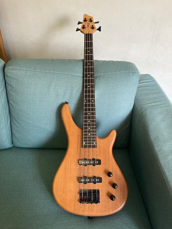 Stagg bc300 3/4 size bass guitar with upgraded Dimarzio pickups plus ...