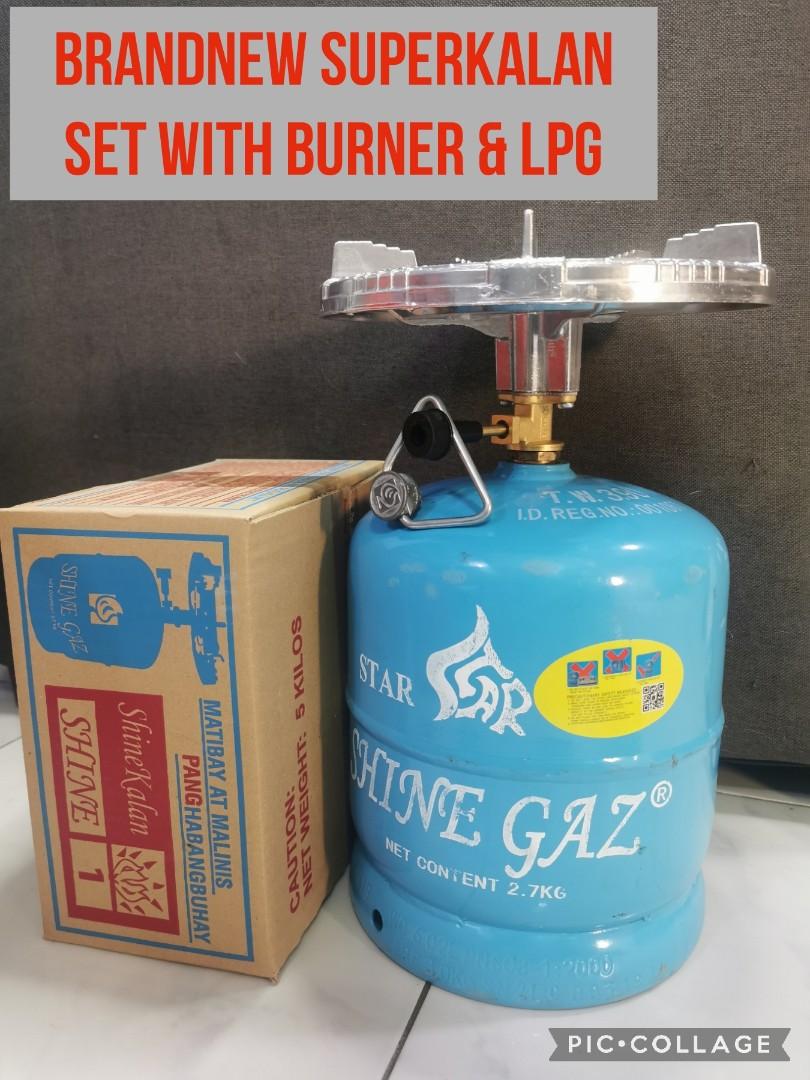 Super kalan set with burner & 2.7kg lpg content, TV & Home Appliances ...