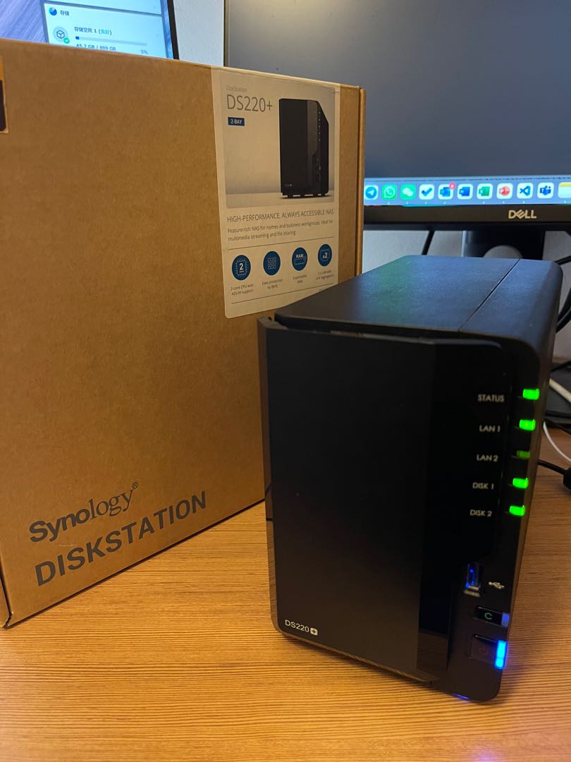 Synology DS220+ 2bay disk station NAS, Computers & Tech, Desktops on ...
