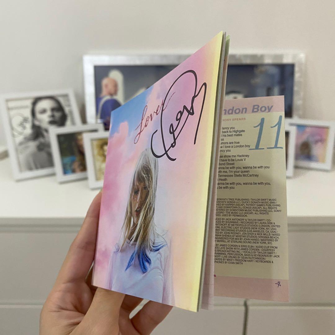 Taylor Swift Signed Lover Booklet, Hobbies & Toys, Memorabilia ...