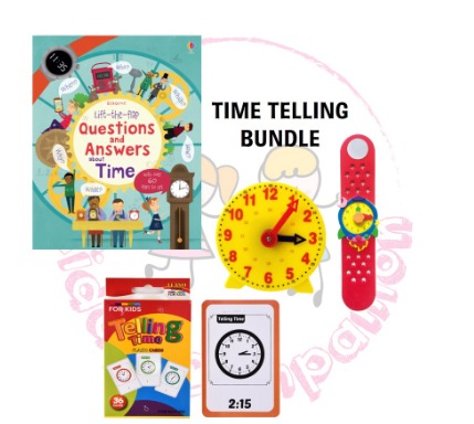 Telling Time Bundle Deal: Usborne Lift the Flap | Flashcards for kids ...