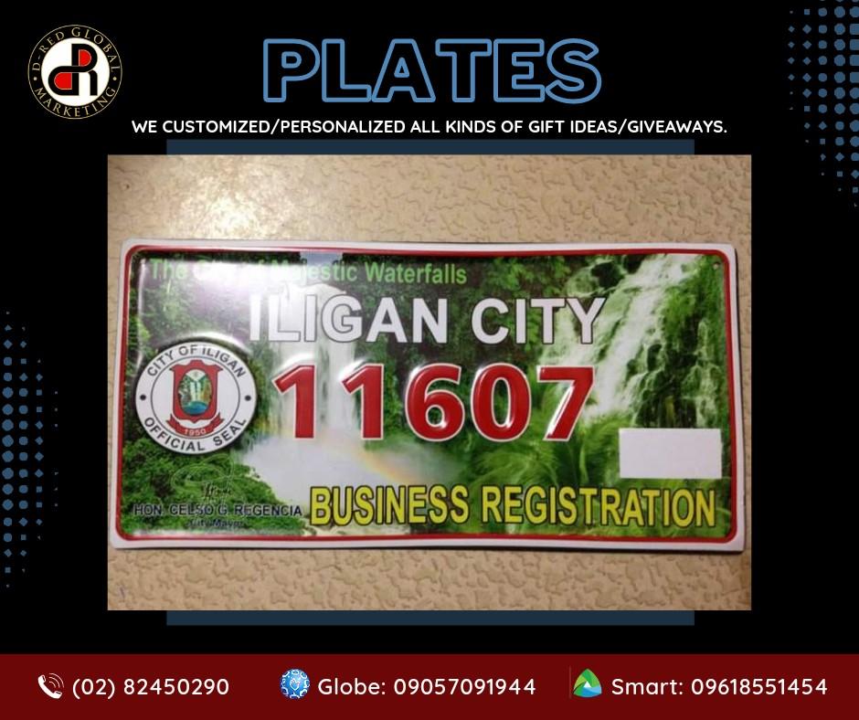 Temporary Plate, Business Permit Plates, Conduction Plate, Looking For ...