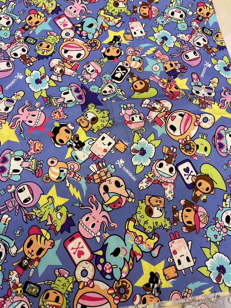 Tokidoki fabric, Everything Else on Carousell