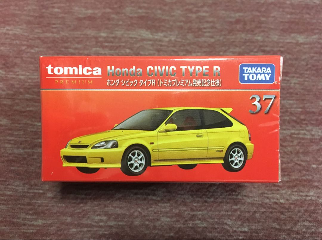 Tomica Premium Honda Civic Type R EK9 [ Yellow ], Hobbies & Toys, Toys ...
