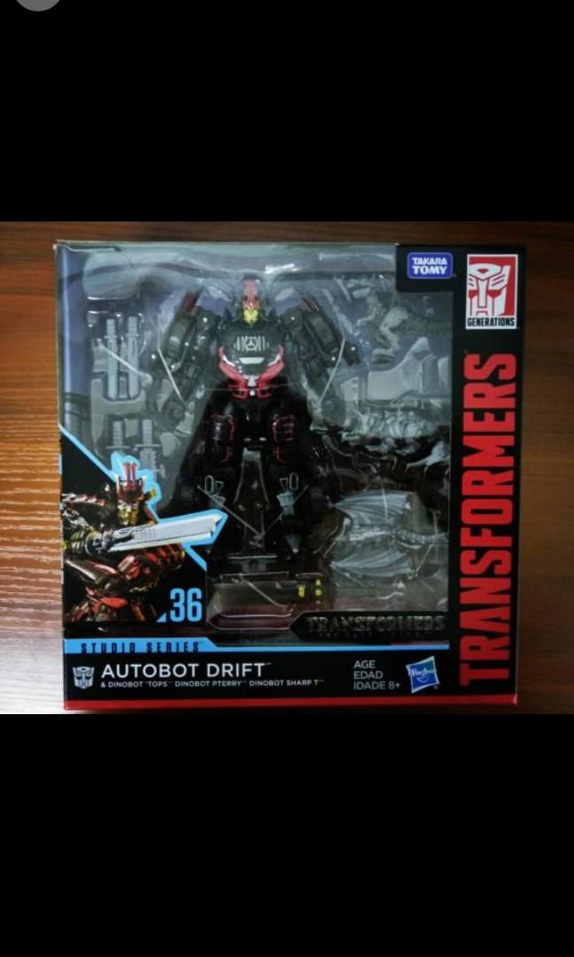 Transformers Studio Series 36 TLK Autobot Drift with baby Dinobot Tops ...