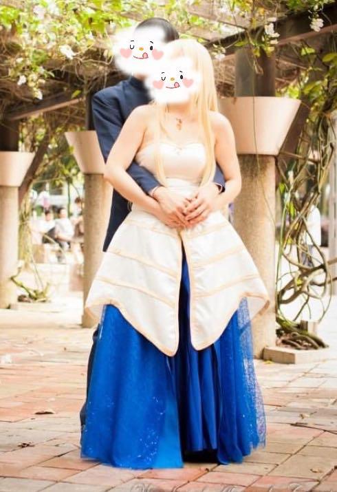 Tsukihimi Type Moon Arcueid Brunestud Costume Cosplay DND Party ...