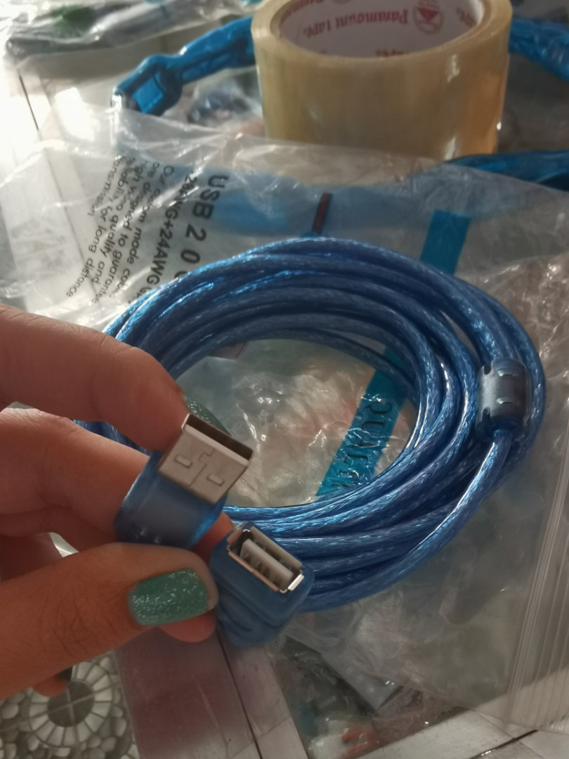 Usb Extension Cable Video Gaming Gaming Accessories Cables Chargers On Carousell