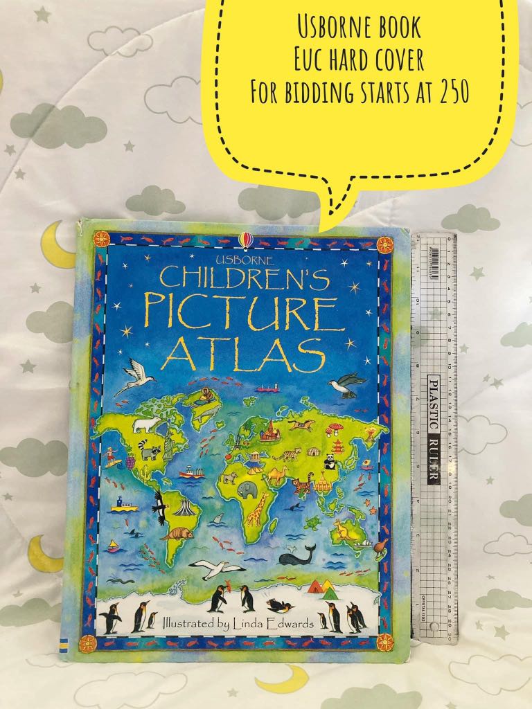 Usborne picture atlas, Hobbies & Toys, Books & Magazines, Children's ...