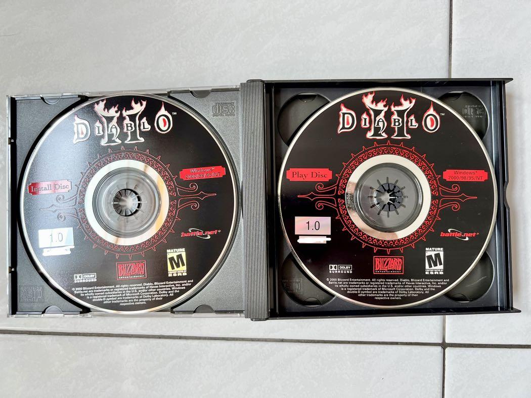Vintage Original Blizzard Diablo, Diablo 2, Warcraft 3 PC Games ...