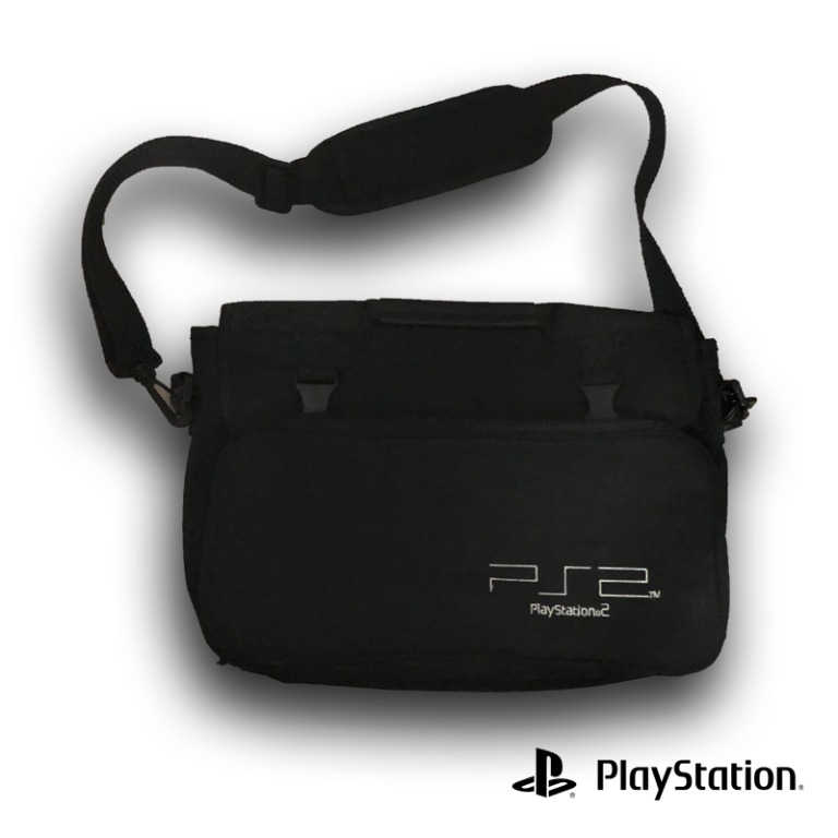 Vintage PS2 Playstation carrying case/bag, Video Gaming, Video Game ...