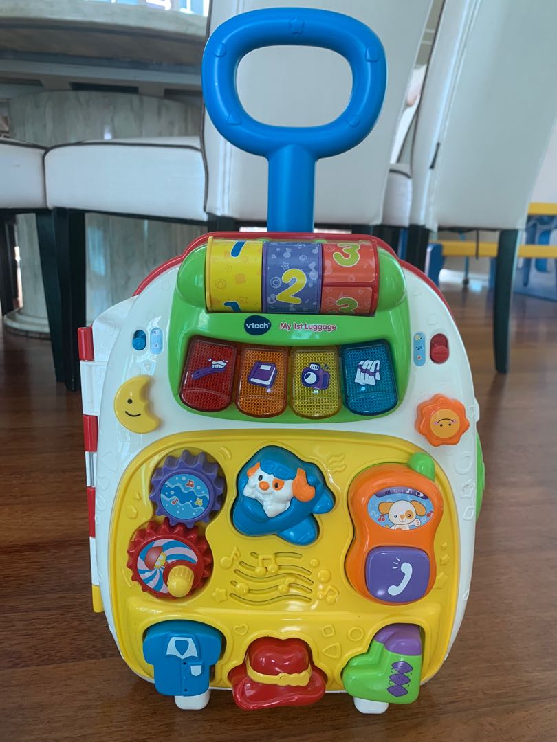 Vtech Baby Walker first luggage, Babies & Kids, Infant Playtime on ...