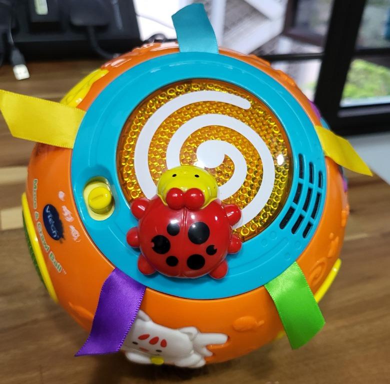 VTech Move and Crawl Ball, Orange, Babies & Kids, Infant Playtime on ...