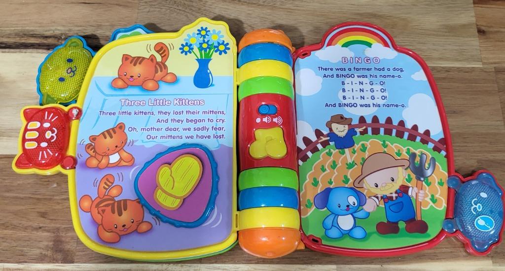 VTech Rhyme and Discover Book, Babies & Kids, Infant Playtime on Carousell