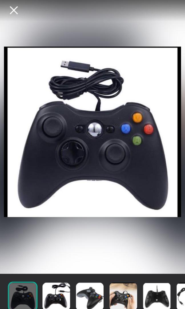 Xbox 360 Wired controller (no box), Video Gaming, Gaming Accessories ...