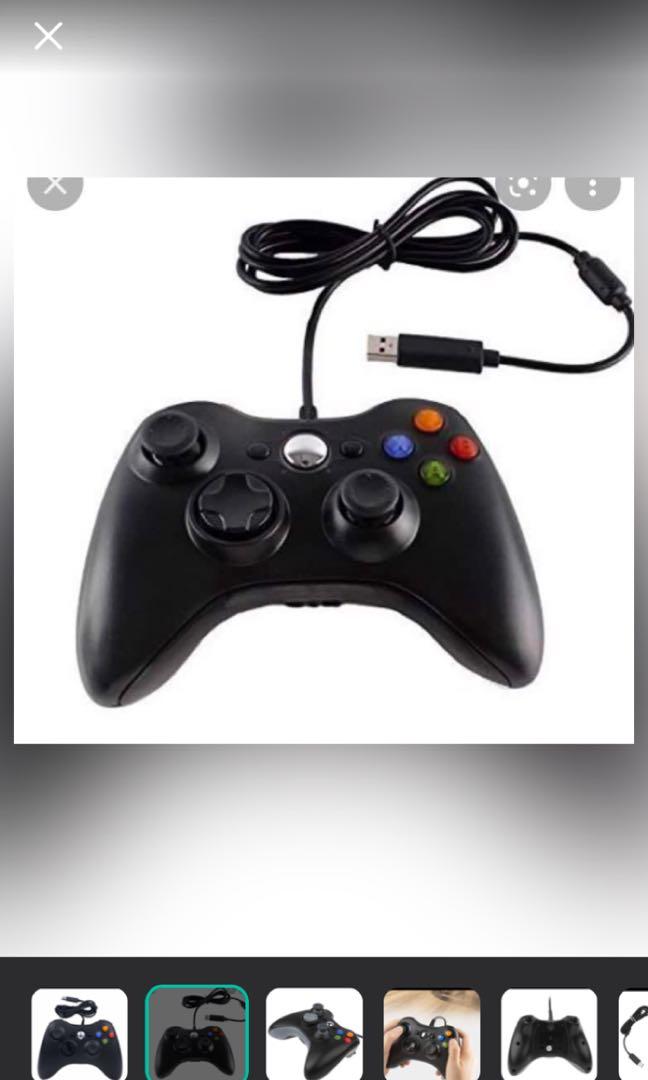 Xbox 360 Wired controller (no box), Video Gaming, Gaming Accessories ...