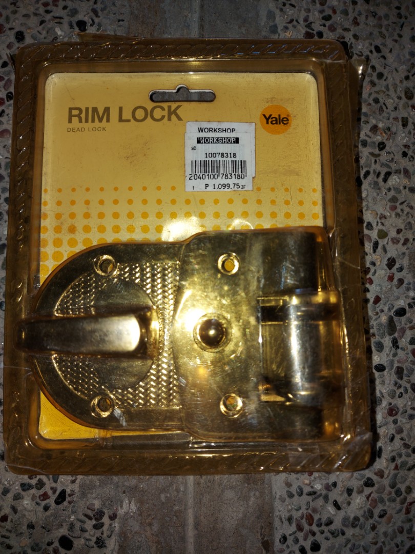 Yale Rim Deadlock, Furniture & Home Living, Security & Locks, Locks ...