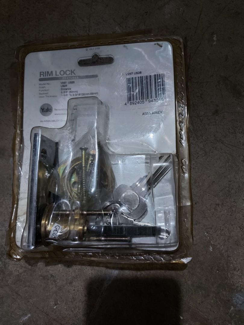 Yale Rim Deadlock, Furniture & Home Living, Security & Locks, Locks ...