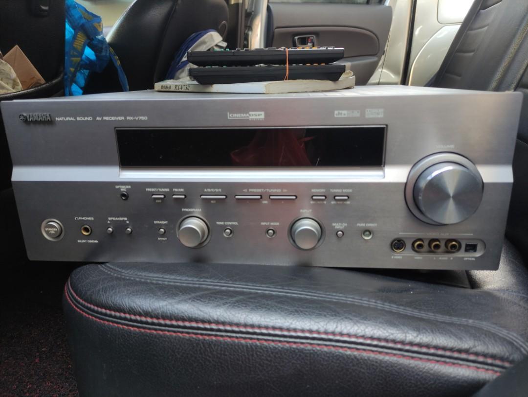 Yamaha RX-V750 amplifier receiver AVR, Audio on Carousell