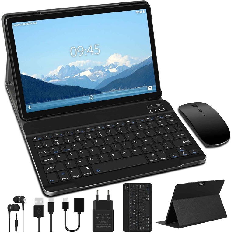 Yestel Android Tablet Touchscreen 10 Inch Android 8.1 Tablet 4 GB RAM ...