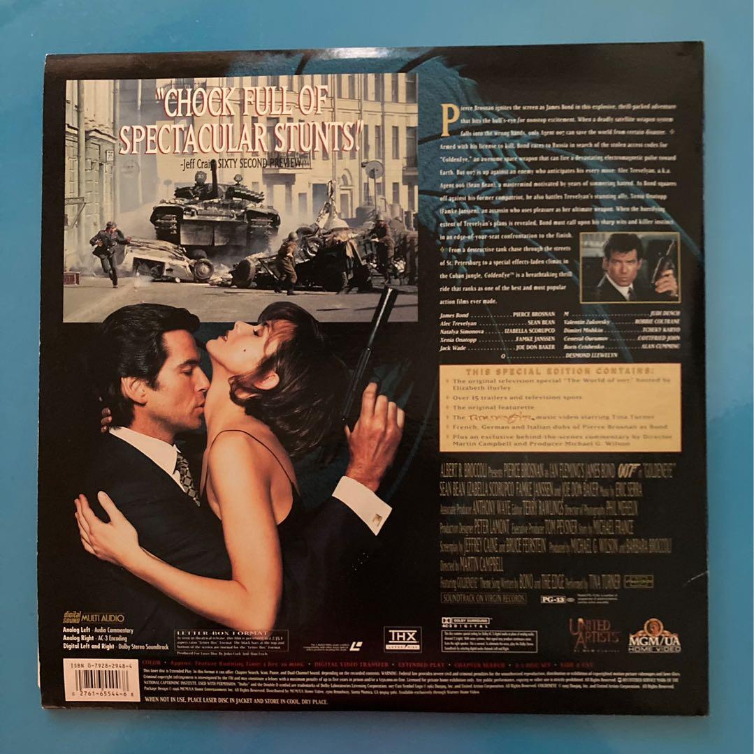 007 Goldeneye LaserDisc, Hobbies & Toys, Collectibles & Memorabilia ...