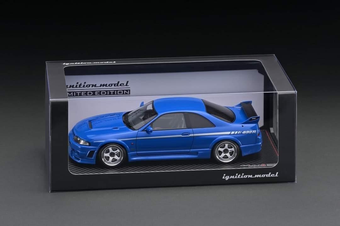 *Reserved* 1/18 Ignition Model Nissan R33 GT-R R400 With Engine (Blue ...
