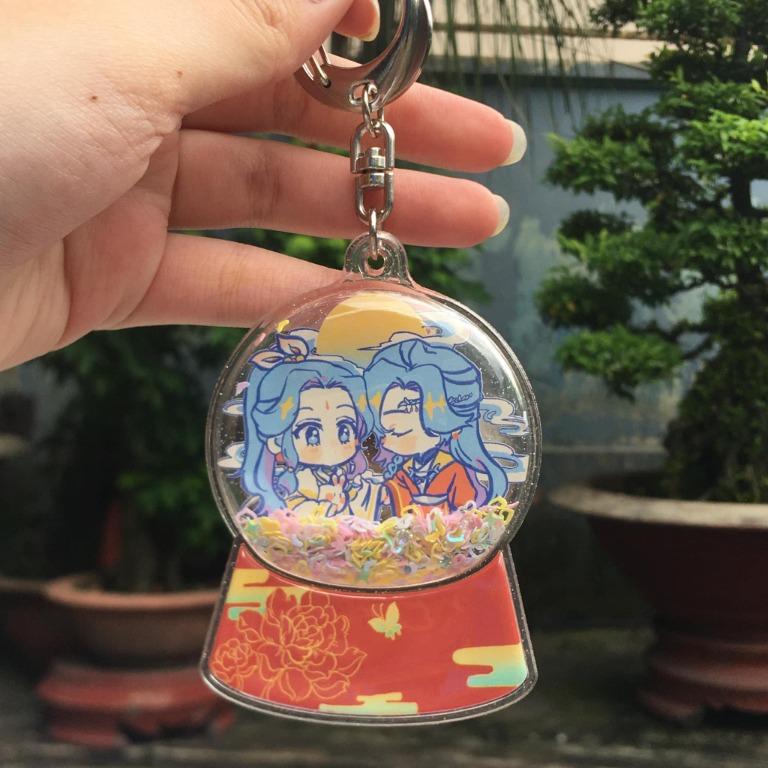 2ha / erha and tgcf / heaven official's blessing snowball keychains ...